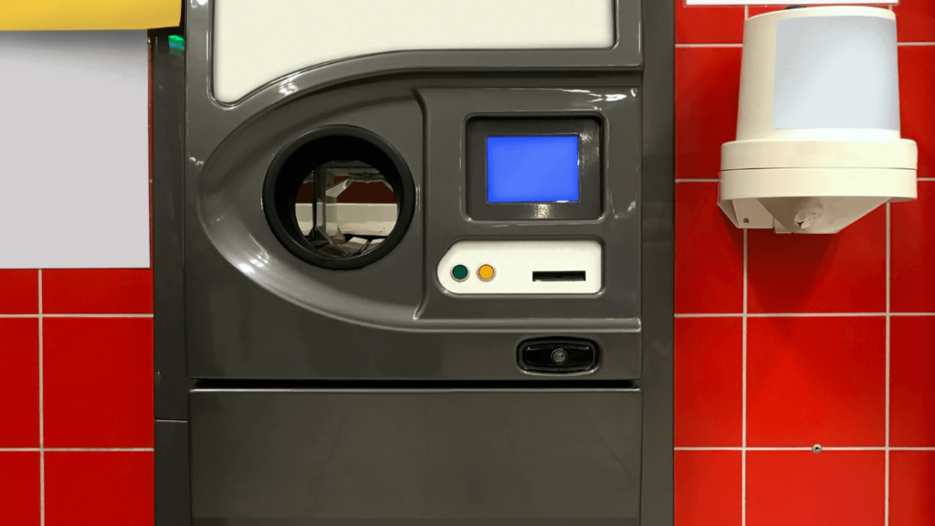 Vending Machine CAD Block Plan Download PDF | Interactive Tool